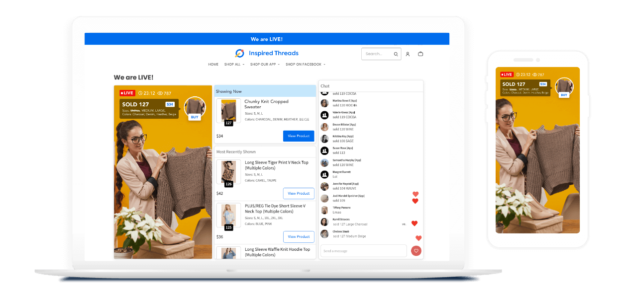 Best Live Selling Platform for Retailers - CommentSold